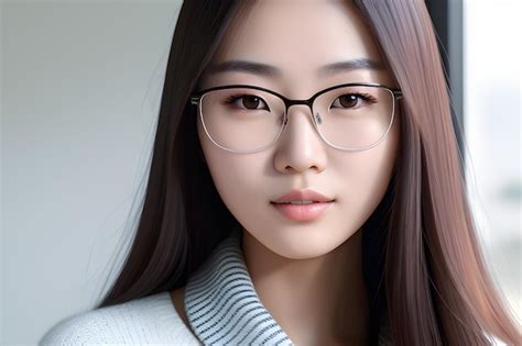 Premium Ai Image Beautiful Korean College Girl Beautiful Girl With
