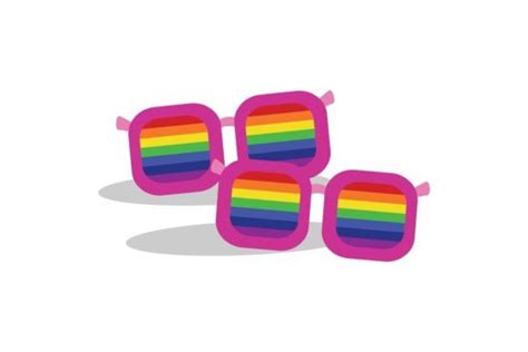 Rainbow Sunglasses Vector Art Graphic By Artgreesa · Creative Fabrica