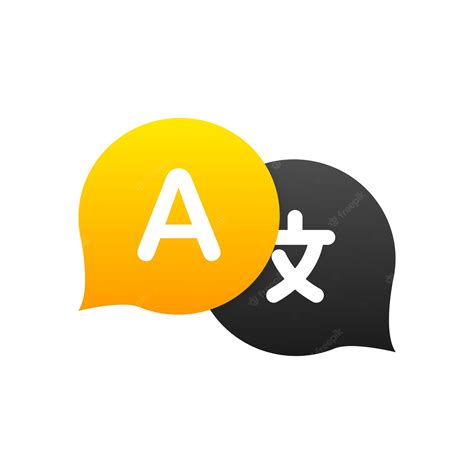 Premium Vector Logo For Translator App Chat Bubbles With Language Translation Multilingual