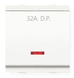 32A D P Switch With Indicator Modular Switches And Sockets Electrical BuildersMART