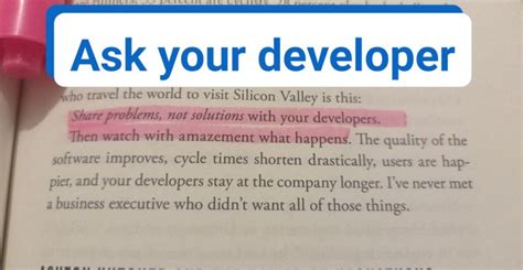Isaac Figueroa Guerrero On Linkedin From The Book Ask Your Developer