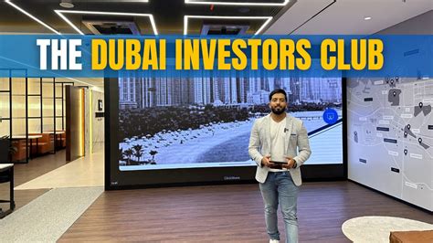 The Dubai Investors Club Part 1 Dubai Real Estate Mohammed Zohaib Youtube