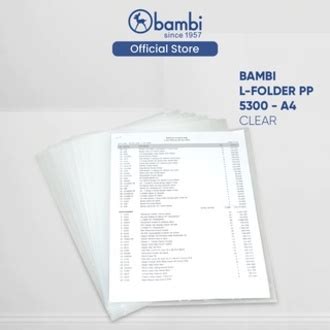 Bambi A4 L Folder PP 5300 Bambi Files