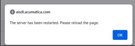 Acumatica Crashes And Restarts Community