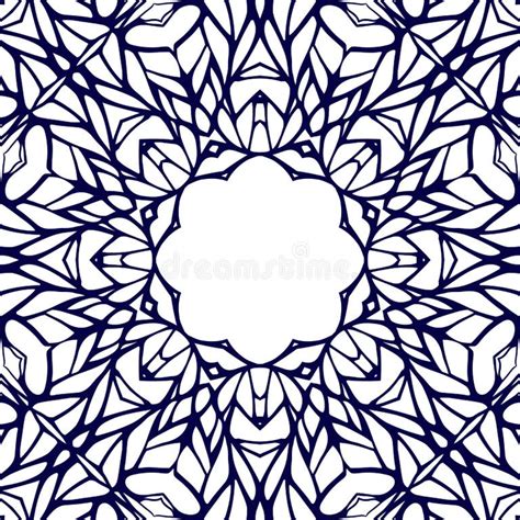 Mosaic Ornamental Lace Frame Abstract Background Stock Vector Illustration Of Card East
