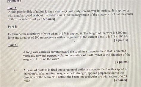 Solved Please Do Part Ab And C For Question 1 Please