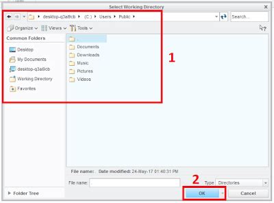 Let S Define Working Directory