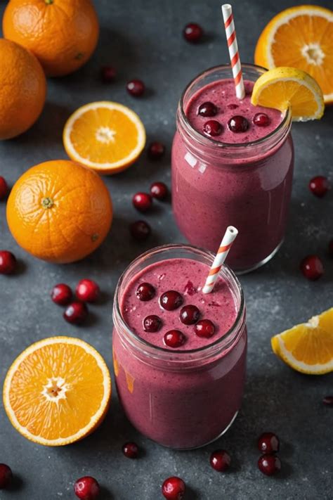 Cranberry Orange Smoothie Beautypg