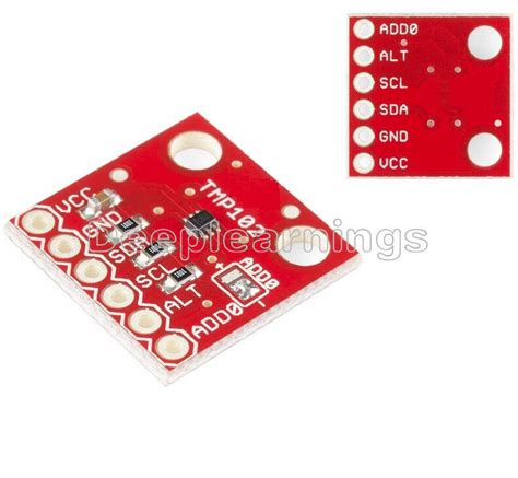 High Precision 1 5cmx1 5cm TMP102 Digital Temperature Sensor Breakout EBay