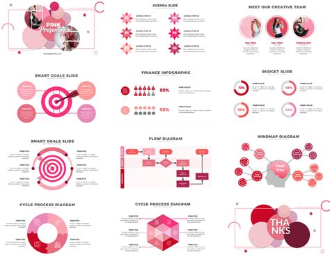 Microsoft Powerpoint Themes Pink