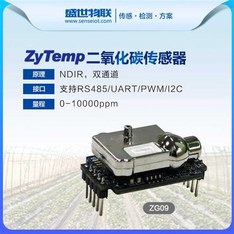 zg09 carbon dioxide sensor module for indoor detection of co2 gas