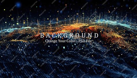 Premium Psd Abstract Lines And Dots Connect Background Generative Ai