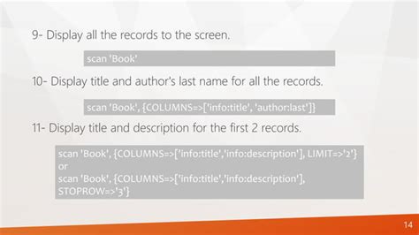 Apache Hbase Lab Assignment Ppt