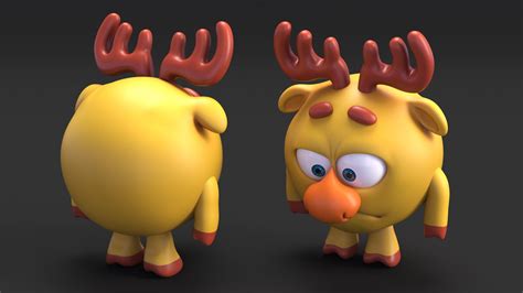 Dokko Character Kikoriki Rigged 3d Model 69 Max Free3d