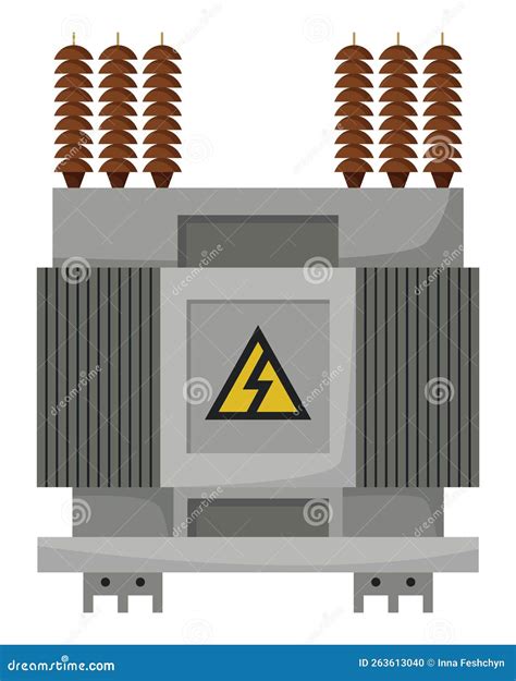 High Voltage Electrical Transformer And Isolator Energy Substation