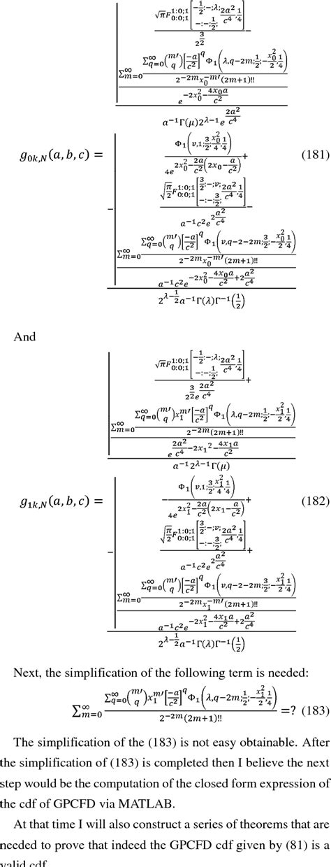 Figure 1 From Generalized Parabolic Cylinder Function Distribution