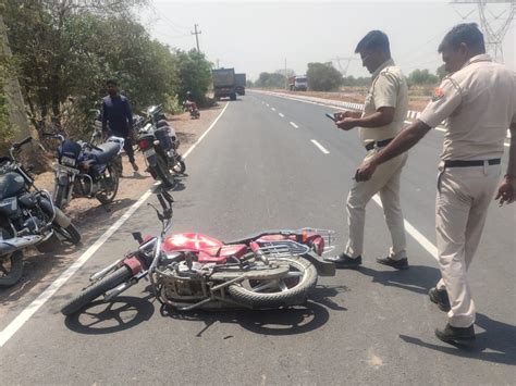 Narnaul Bike Accident Rider Died नारनौल में बाइक सवार की मौत अज्ञात