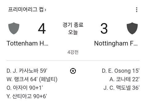 Ft 토트넘 U21팀 리그컵 결승진출 해외축구 에펨코리아