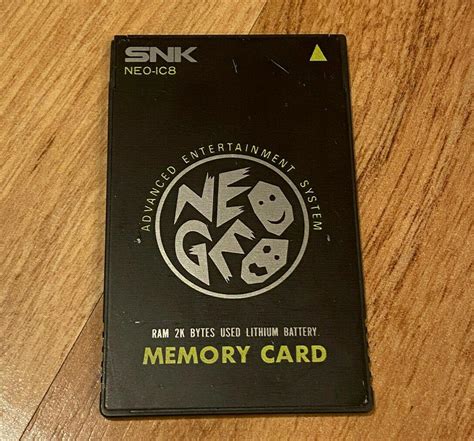 Neo Geo Memory Card Prices Neo Geo AES Compare Loose CIB New Prices