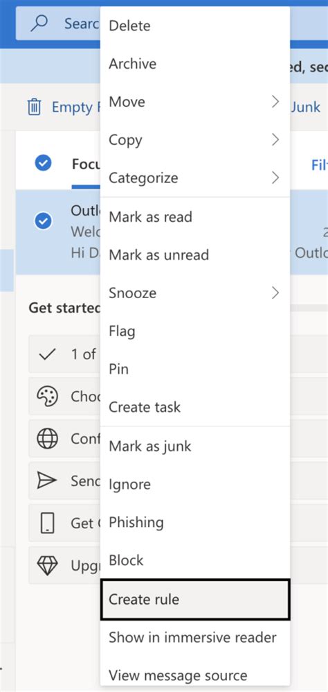 How To Set Up Rules In Outlook To Create A Folder For A Specific Word