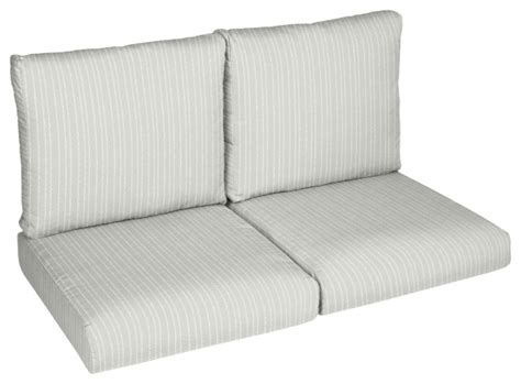 Sorra Home Outdura Outdoor Loveseat Cushion Set 29wx27dx5h