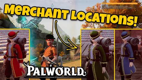 Palworld Merchant Locations Pal Merchants And More YouTube