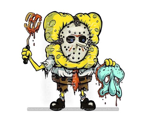Halloween Png Spongebob Png Sublimation Designs Downloads Etsy