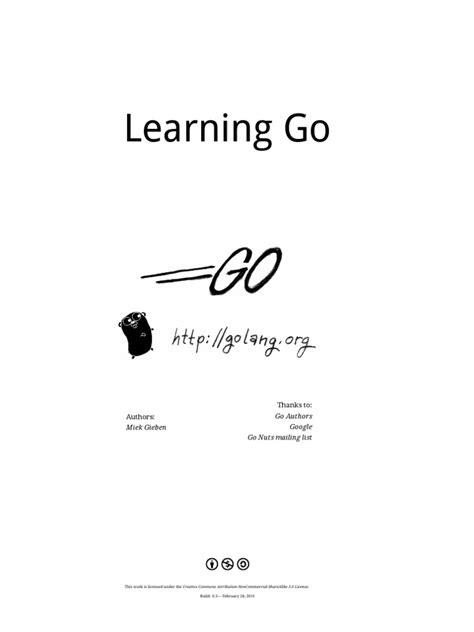 Learning Go Lang Pdf Integer Computer Science Data Type