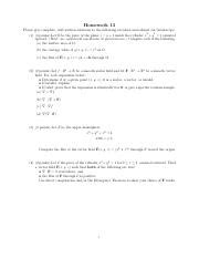 Hw13 Pdf Homework 13 Please Give Complete Well Written Solutions To
