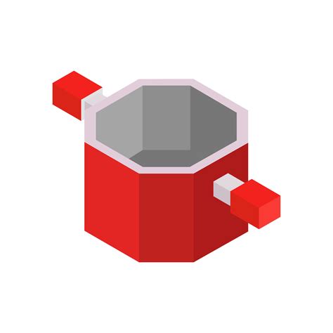 Isometric Pot Icon On Background 42341201 Vector Art At Vecteezy