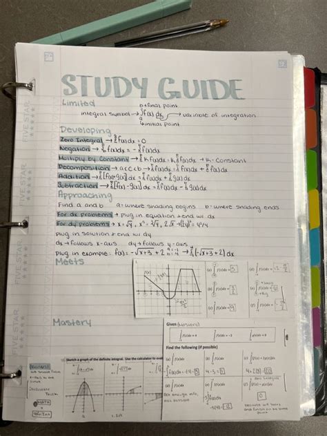 Calculus Study Guide With Helpful Tips
