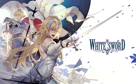 2girls Armor Artoria Pendragon All Blonde Hair Blood Blue Eyes Cape