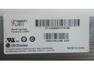 LG Display LP156WF1-TLE1 Overview - Panelook.com