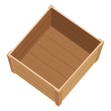 Premium Vector Wooden Box Retail Logistics Delivery Storage Concept
