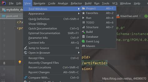 Intellij Idea 左侧树形目录结构消失，如何显示？idea不展示左边的文件树怎么办 Csdn博客