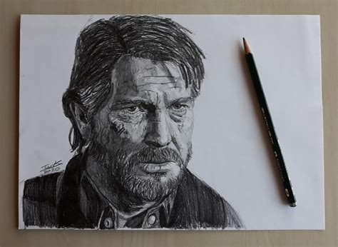 The Last Of Us Image My Drawing Of Joel Ps4
