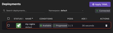 Applying A YAML Manifest Podman Desktop