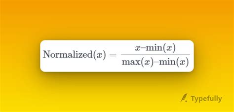 Discover One Of The Most Used Feature Scaling Techniques Min Max Scaling Thread From