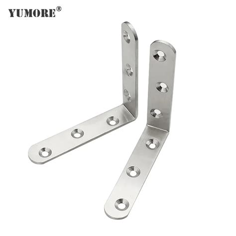 Stainless Steel Safety Bracket Construction Furniture L Shape Wall