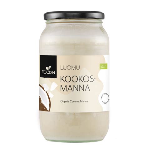Coconut Manna Organic 1l Foodin