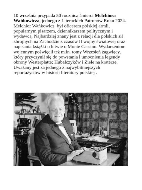 Melchior Wańkowicz Pdf
