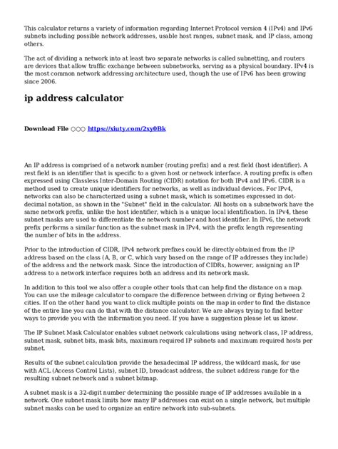 Fillable Online How To Calculate The Number Of Hosts And Network Fax Email Print PdfFiller