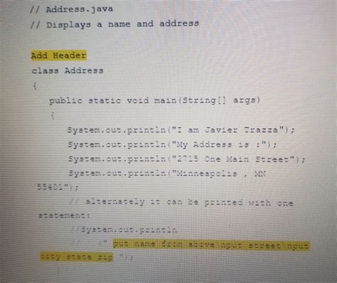 Solved Program Retype The Following Code Exactly As It Is Chegg Com