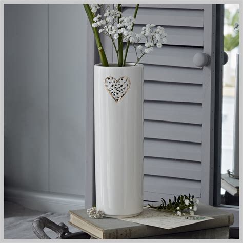 Tangled Heart Motif Vase With Lustre Detailing Timea Sido