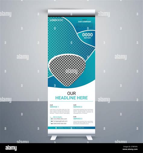 Roll Up Banner Stand Template Design Ads Banner Layout Advertisement