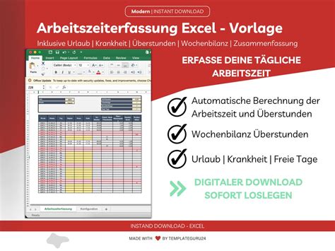 Time Recording 2025 Excel Template For Download Super Simple Excel
