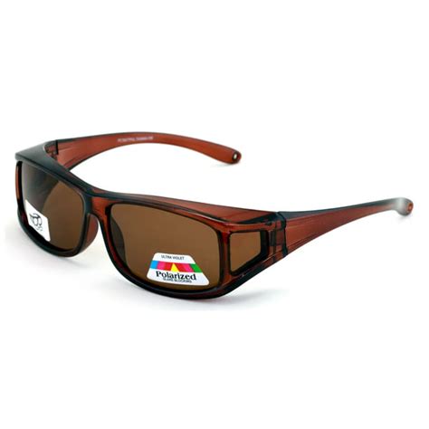 Polarized Fit Over Glasses Sunglasses 60mm Rectangular Frame