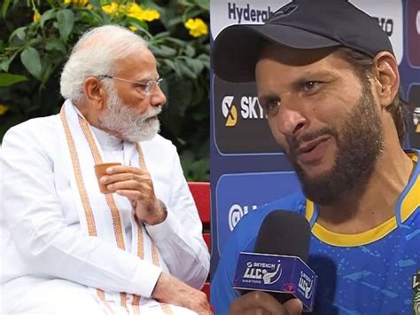Shahid Afridi Request To Indian Pm Narendra Modi To Let The Cricket