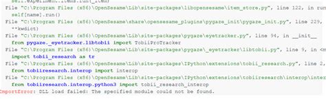 Error With Tobii Forum