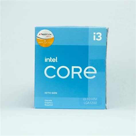 Cpu I3 10105f Box Sagotech